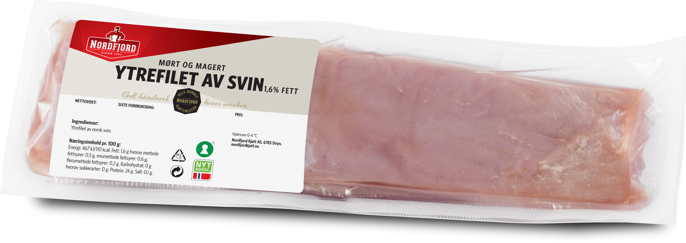 Salt svinebog uten ben - Nordfjord Kjøtt AS
